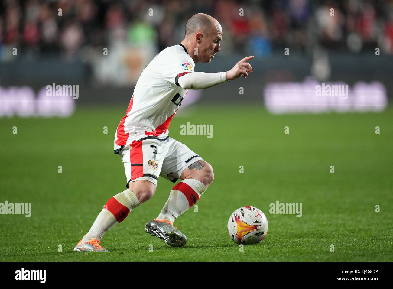 Isi Palazon of Rayo Vallecano during the La Liga match between Rayo ...