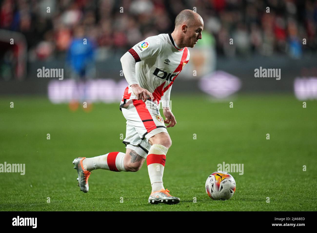 Isi Palazon of Rayo Vallecano during the La Liga match between Rayo ...