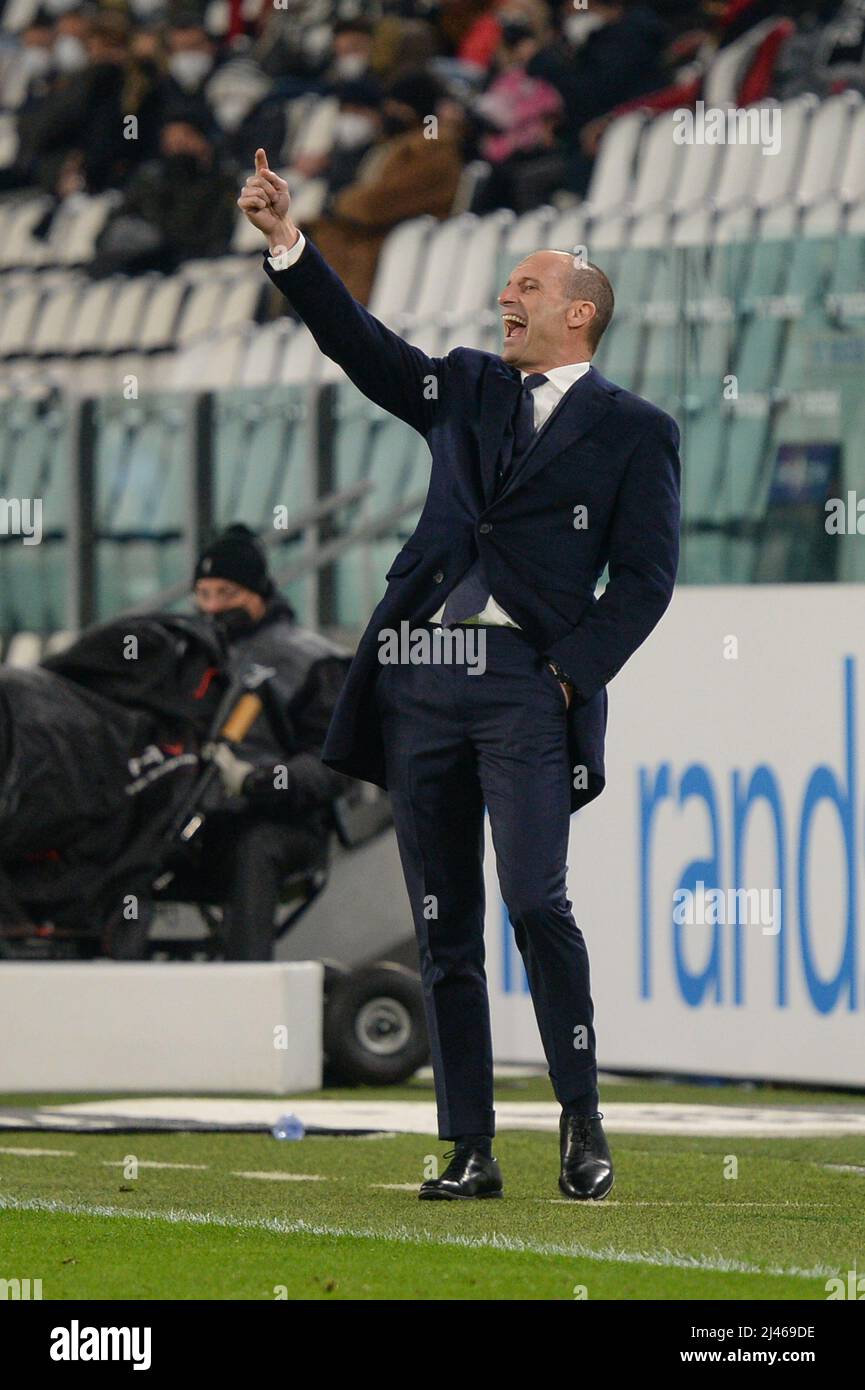 Massimiliano Allegri head coach of Juventus FC during the Serie A ...