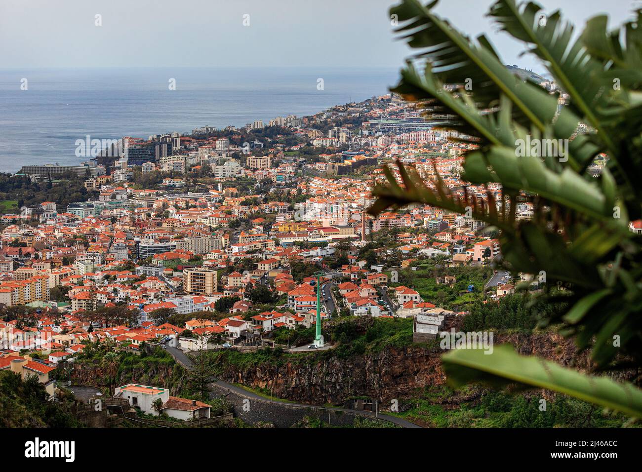 Capital city of Madeira island Funchal of Madeira island in the ...