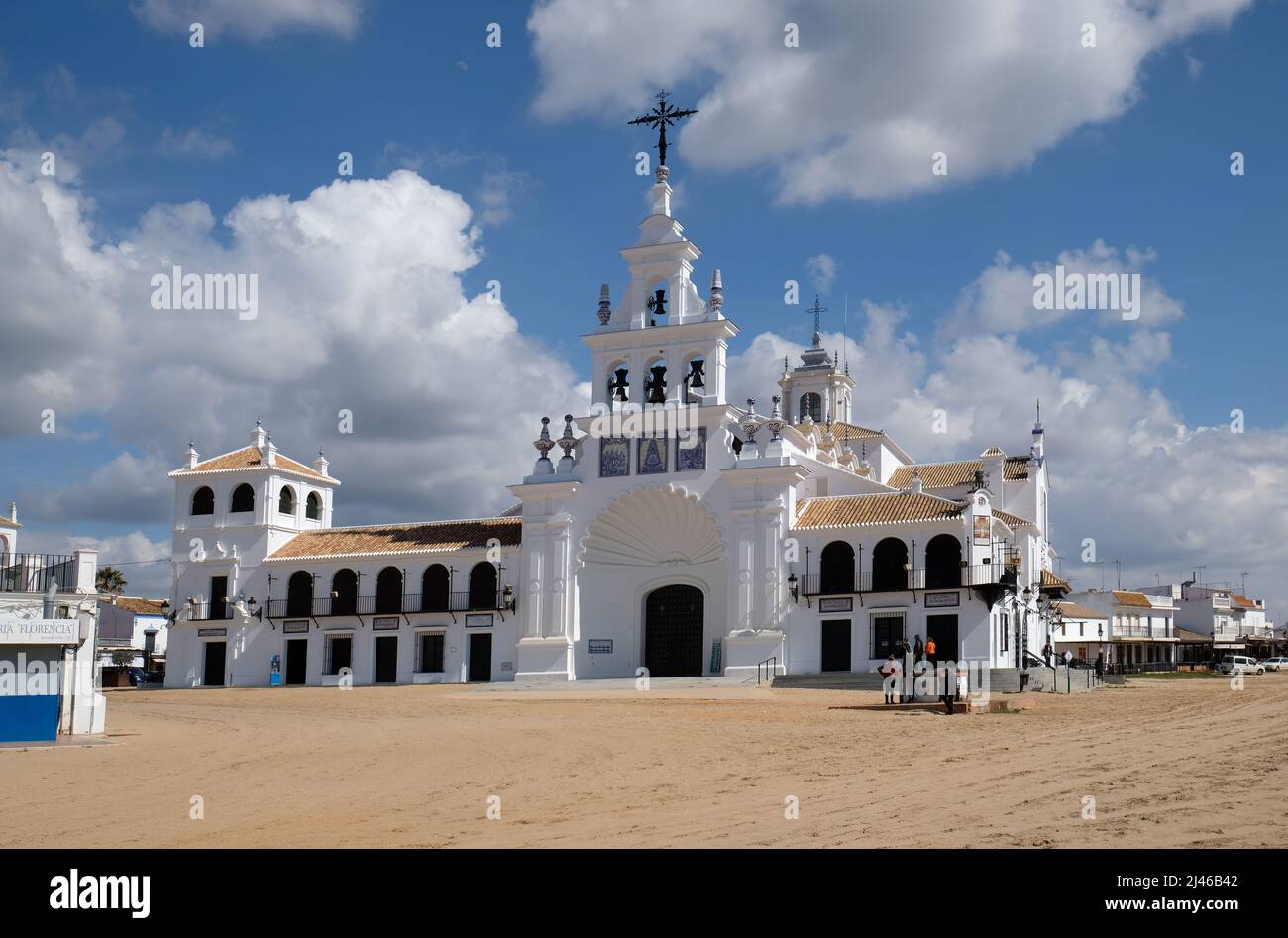 Hermitage of El Rocío - Ermita de El Rocío - in the pilgrimage town of ...