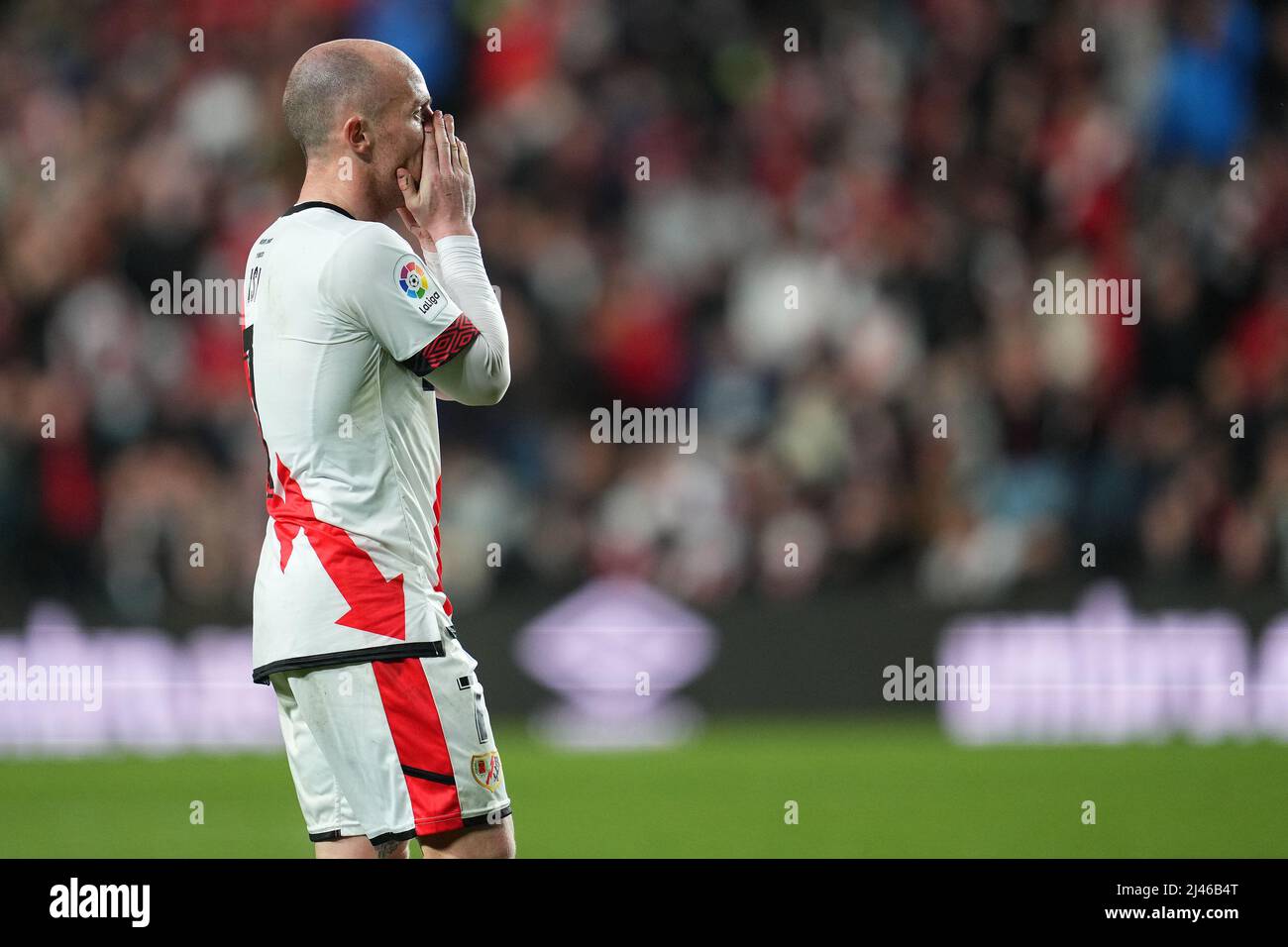 Isi Palazon of Rayo Vallecano during the La Liga match between Rayo ...