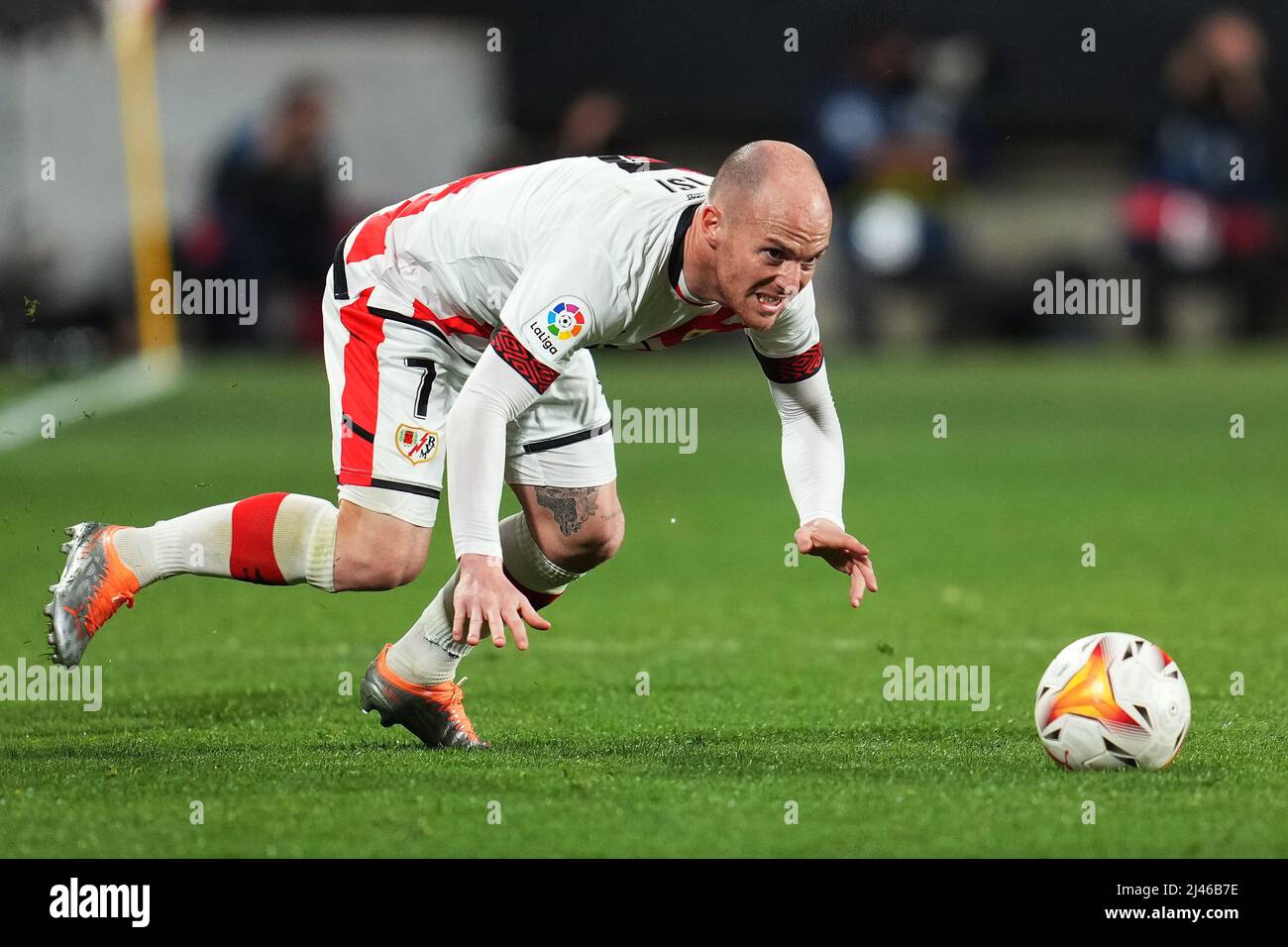 Isi Palazon of Rayo Vallecano during the La Liga match between Rayo ...