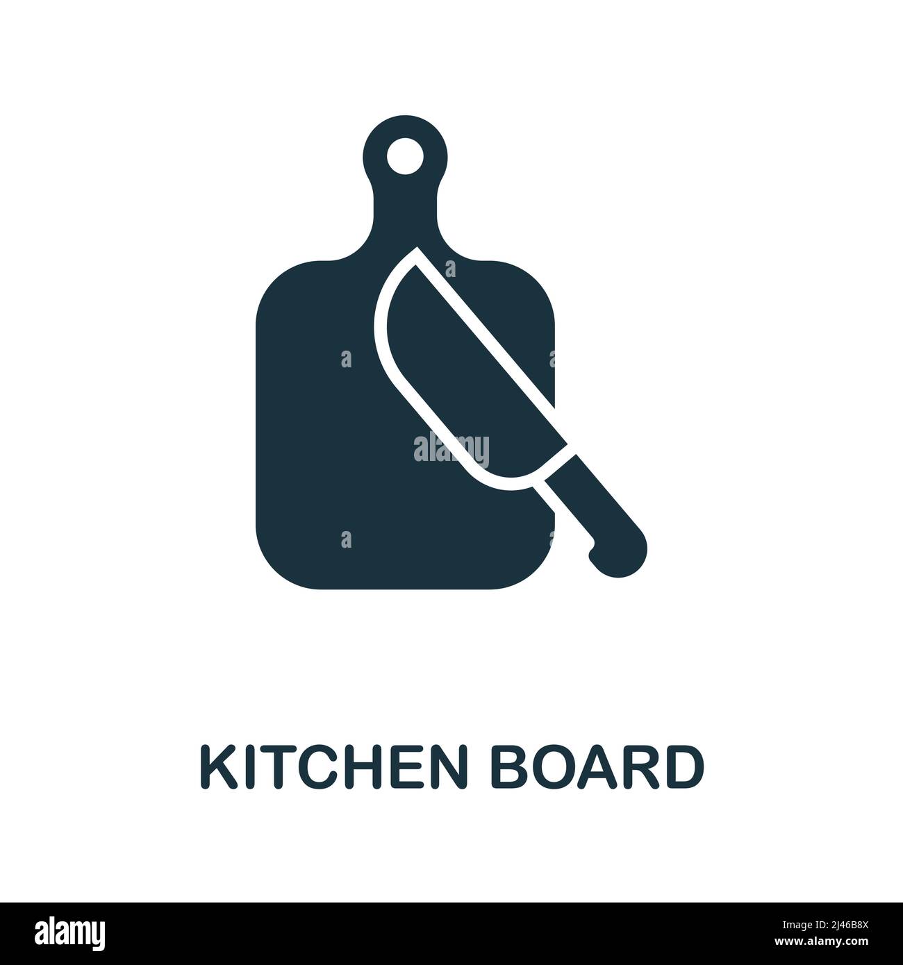 Kitchen Board icon. Simple element from kitchen collection. Creative ...