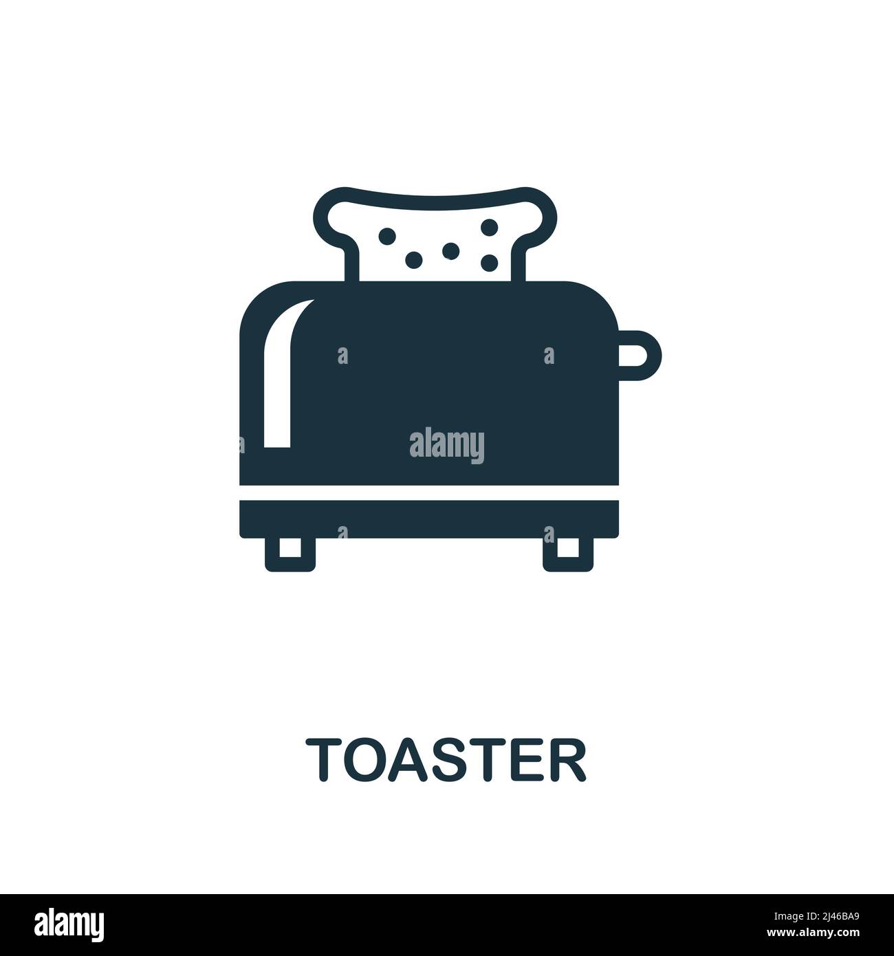 Toaster icon. Simple element from kitchen collection. Creative Toaster ...