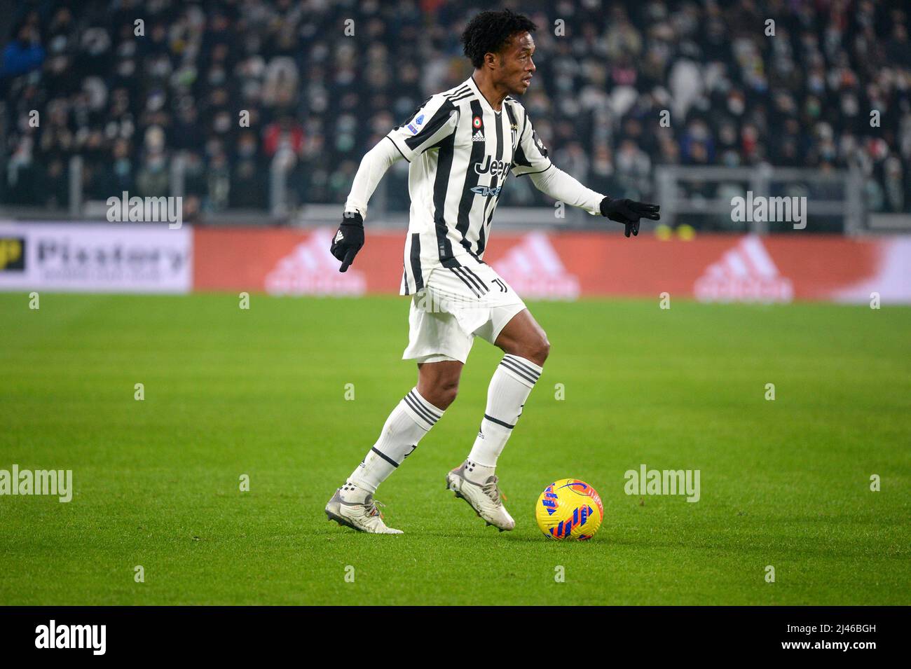 Juan Cuadrado of Juventus FC during the Serie A Football match between ...