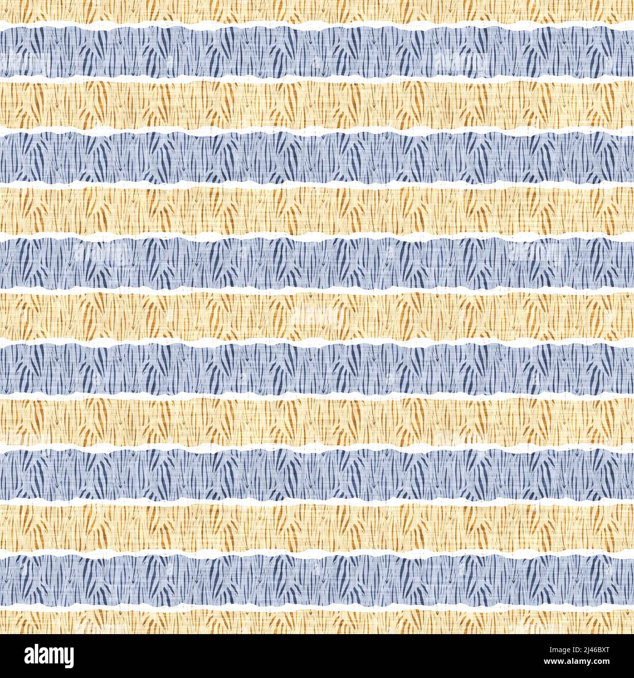 Seamless French country kitchen stripe fabric pattern print. Blue ...