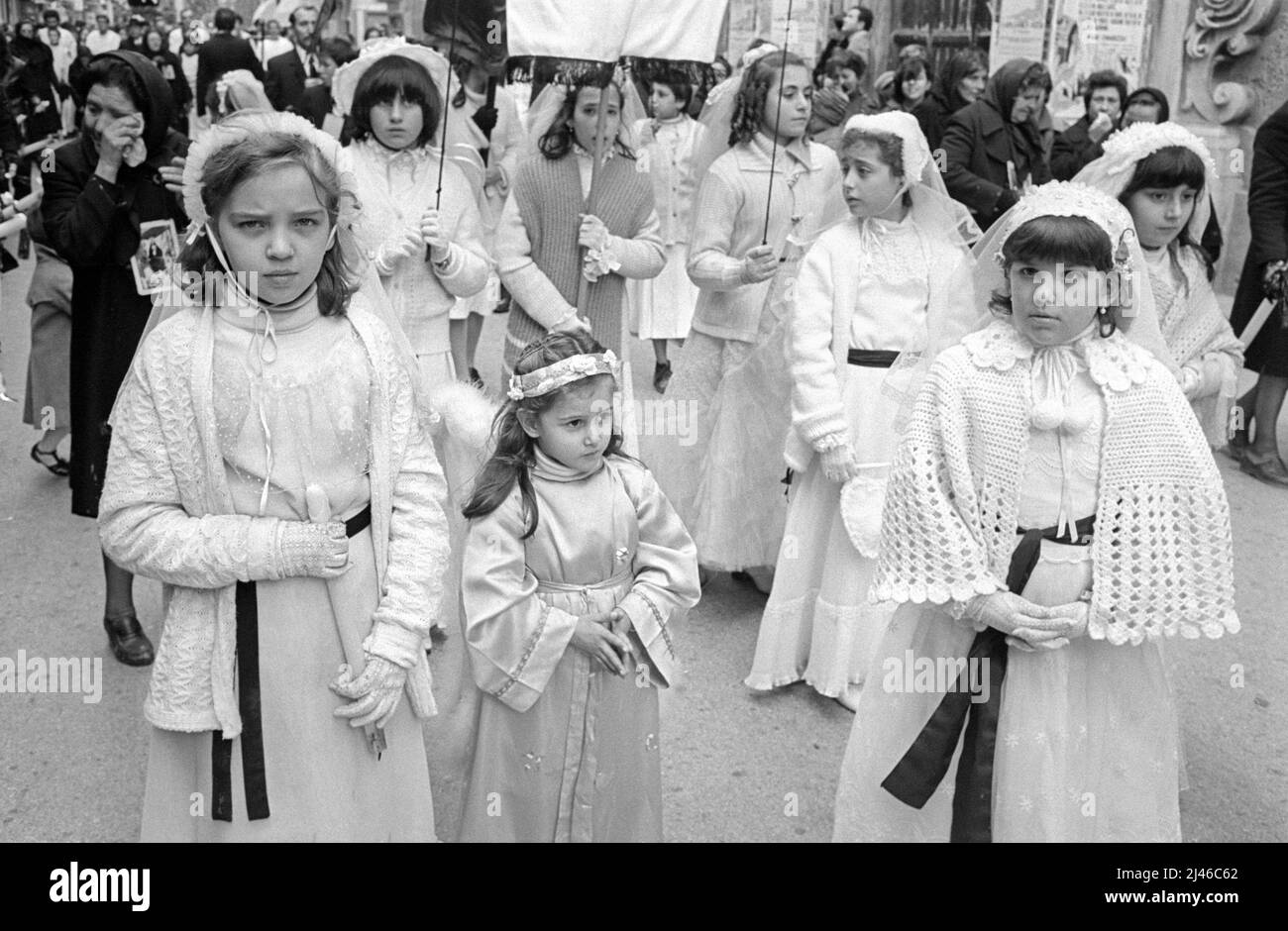 traditional celebrations of the Easter, procession of Holy Friday ...
