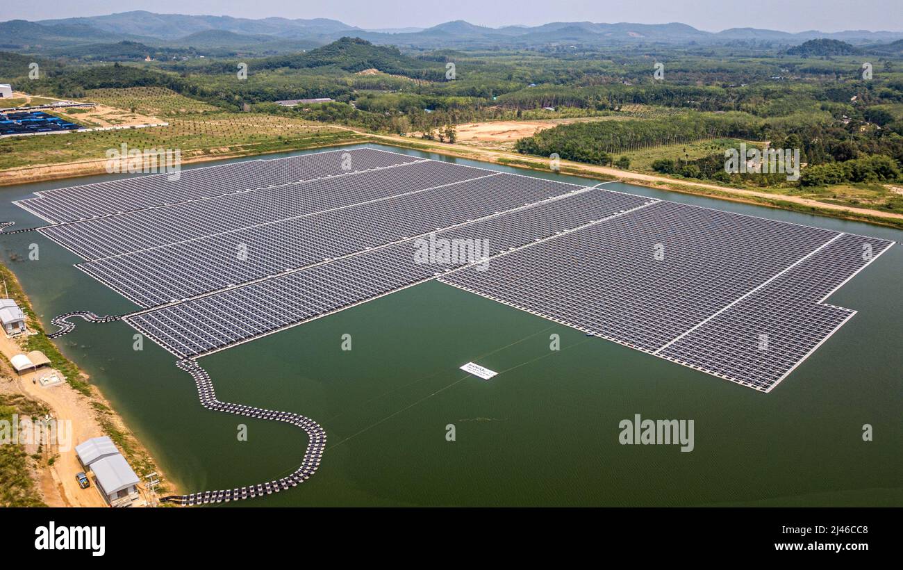 Rayong. 11th Apr, 2022. Aerial photo taken on April 11, 2022 shows the ...