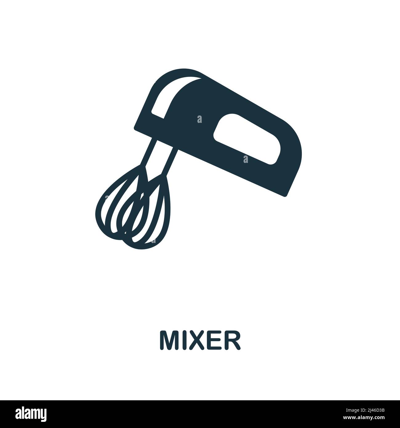 Mixer icon. Simple element from kitchen collection. Creative Mixer icon ...