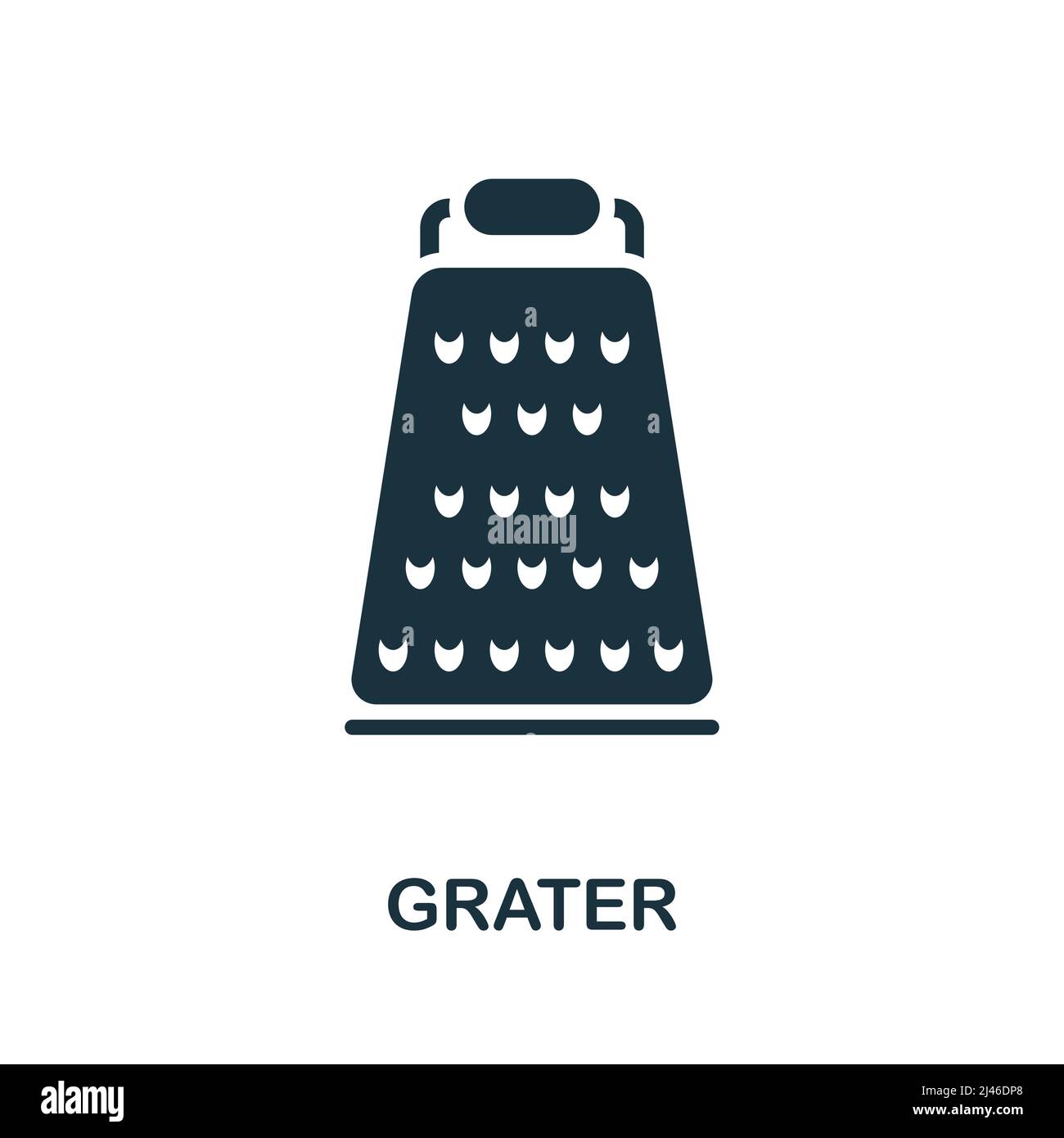 Grater icon. Simple element from kitchen collection. Creative Grater ...