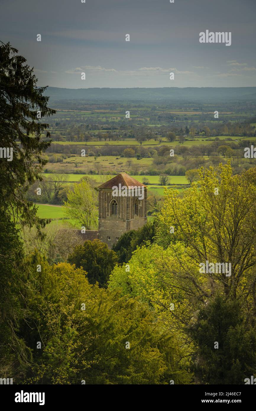 Malvern hills area of outstanding natural beauty hi-res stock ...