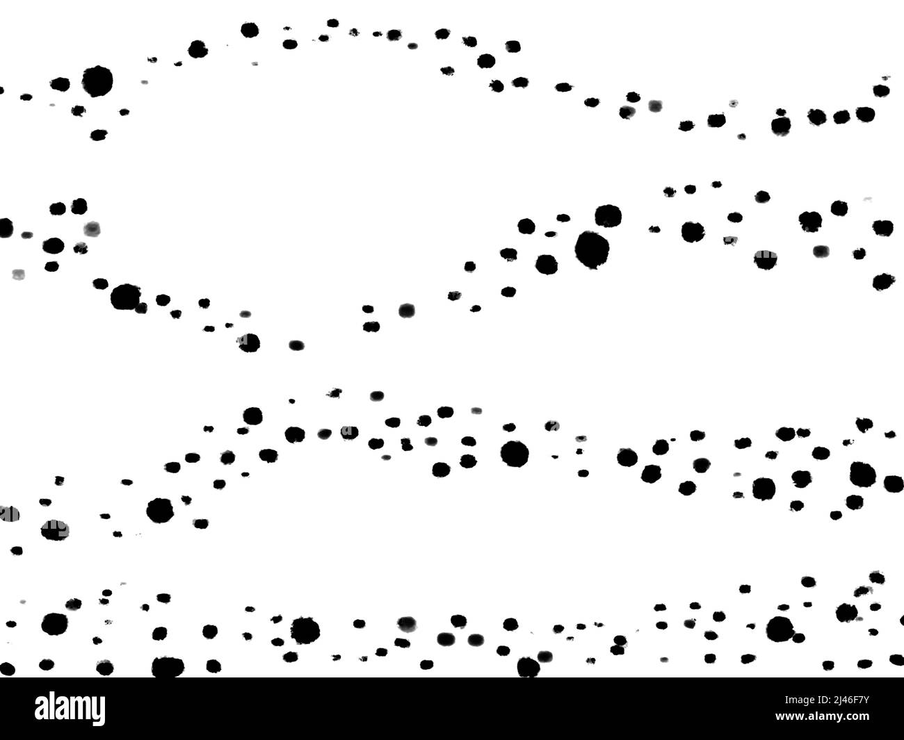Abstract ink spots hand drawn illustration. Minimalistic hand drawn ...