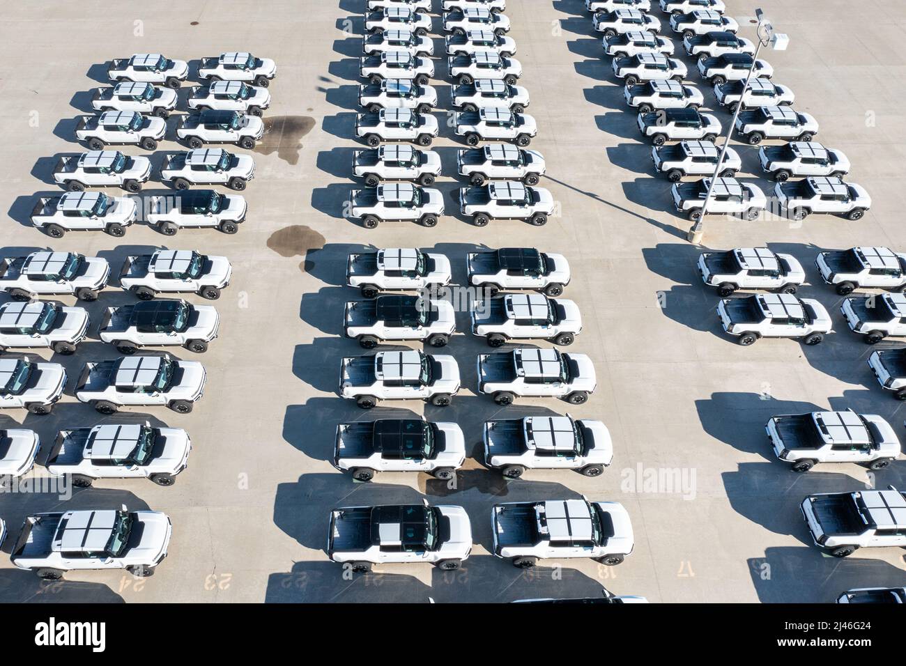 New GMC Hummer EV parked at GM Factory ZERO, Detroit-Hamtramck Assembly ...
