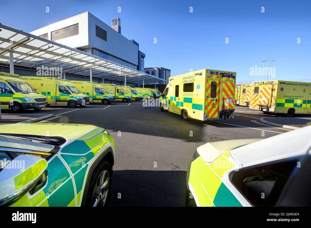 The problem of queueing ambulances due to unavailable hospital beds. An ...