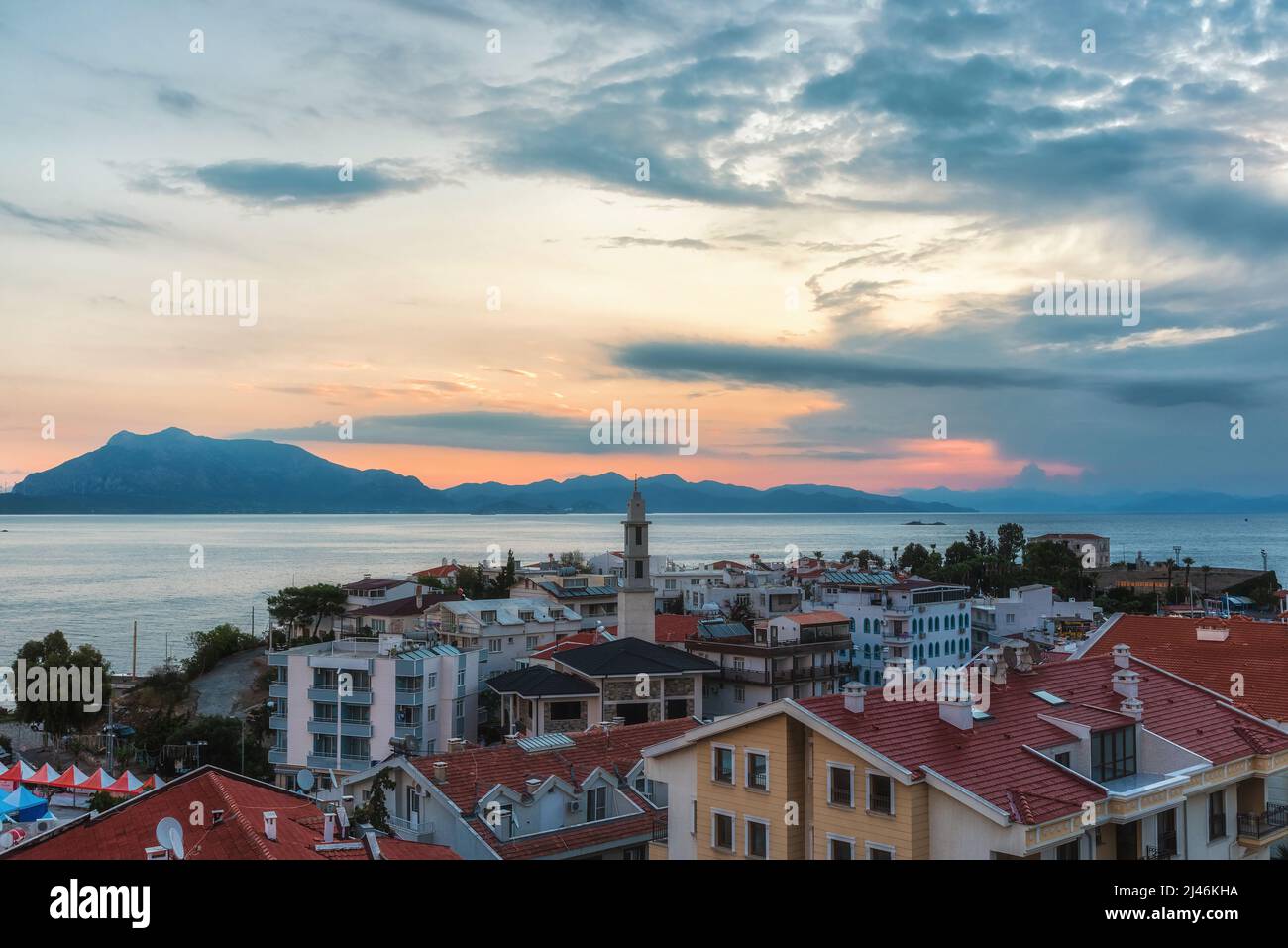 Mediterranean sea mediterranean mugla province hi-res stock photography ...