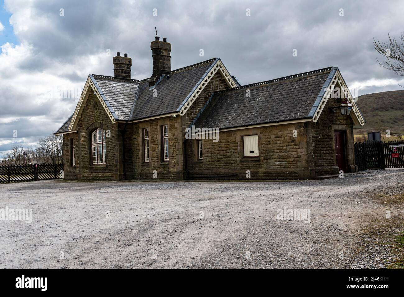 Ribblehead Railway Station, Ribblehead, Craven in North Yorkshire Stock ...