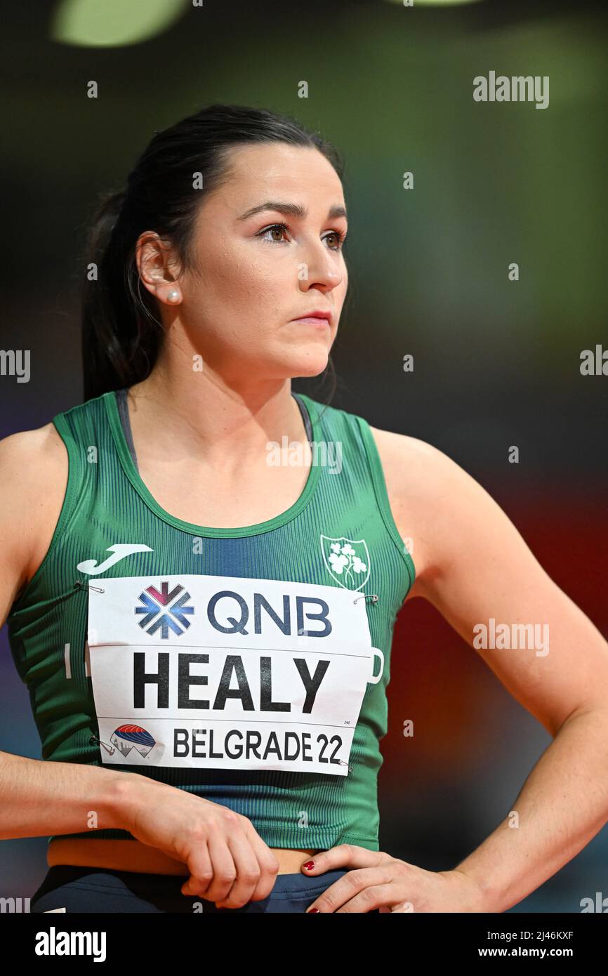 Phil Healy participating in the Belgrade 2022 World Indoor ...