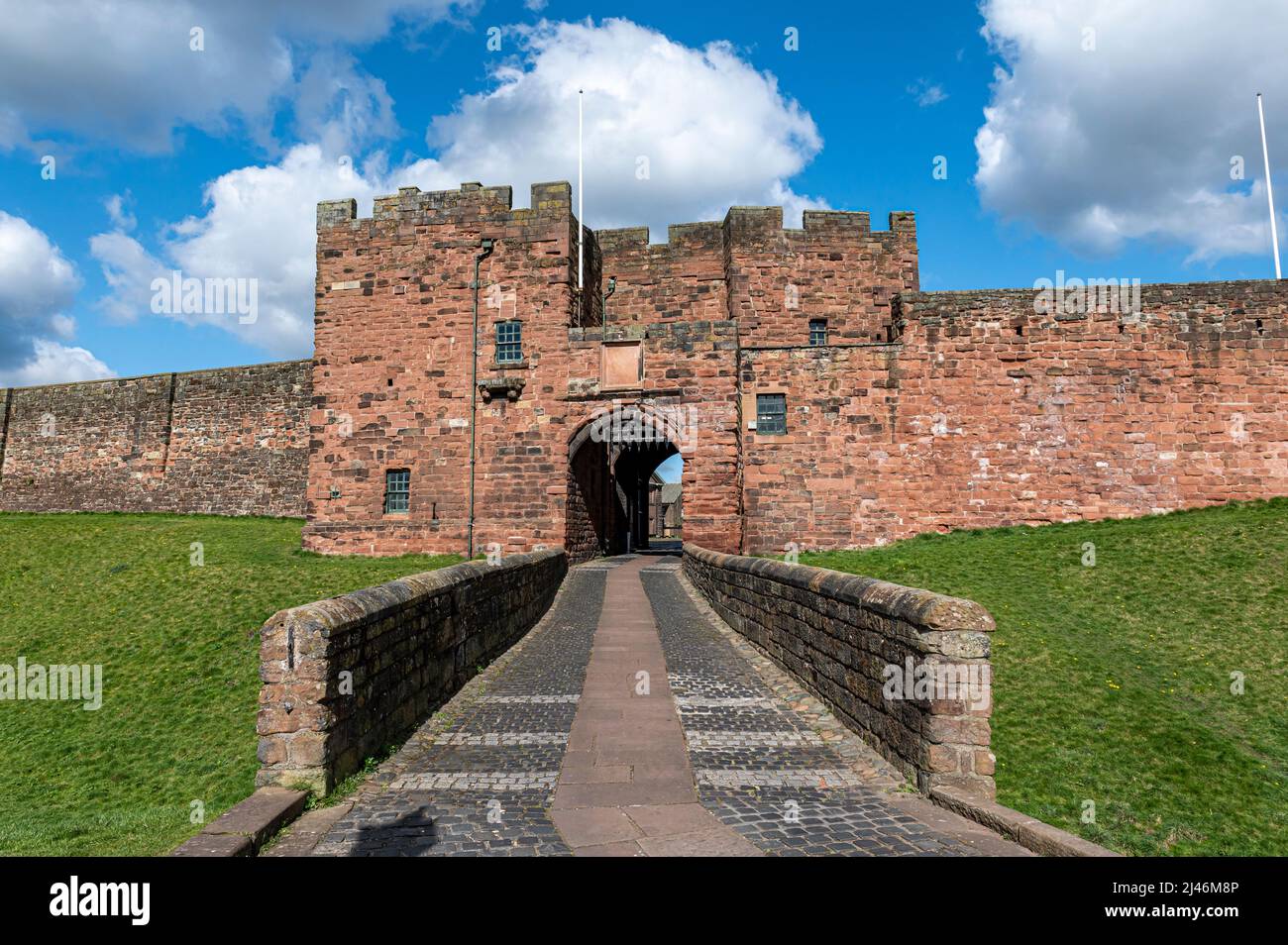 Carlisle Castle Entrance Stock Photo - Alamy