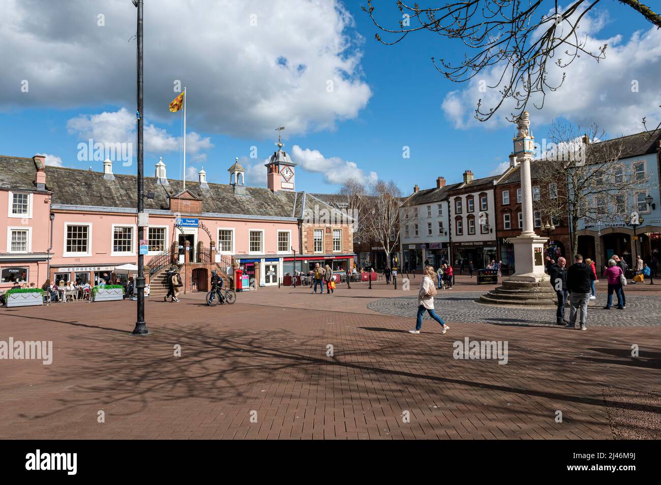 Carlisle City Centre and Square Stock Photo - Alamy