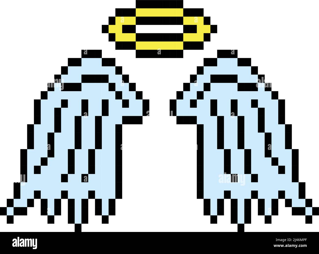 Pixel art angel hi-res stock photography and images - Alamy