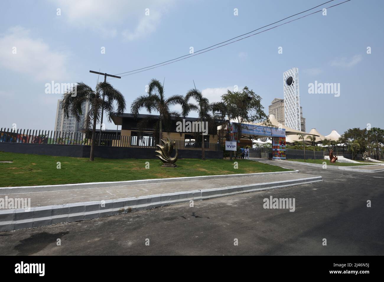 Gate complex of the Biswa Bangla Mela Prangan or revamped Milan Mela ...
