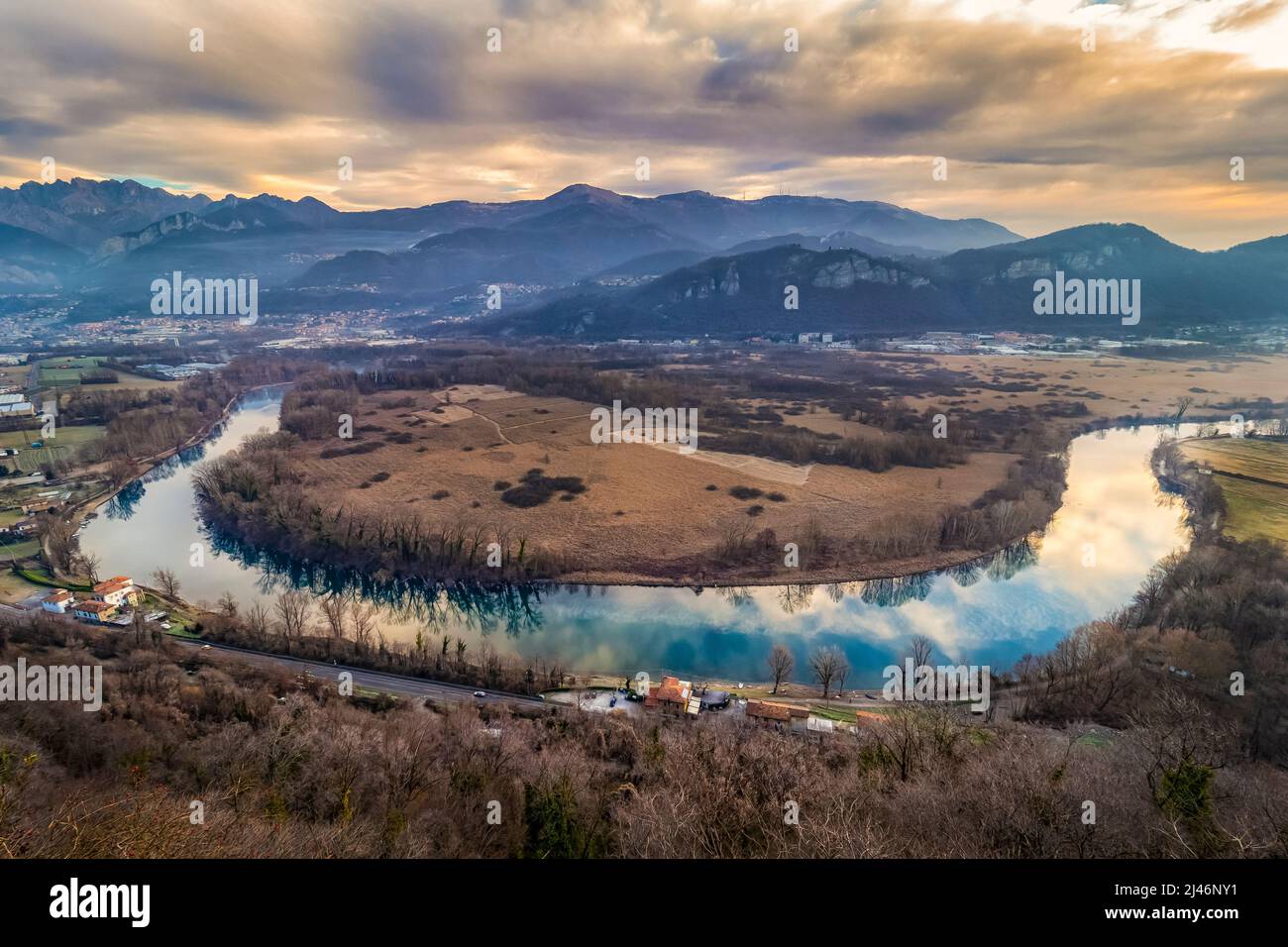 Valley of the adda river hi-res stock photography and images - Alamy