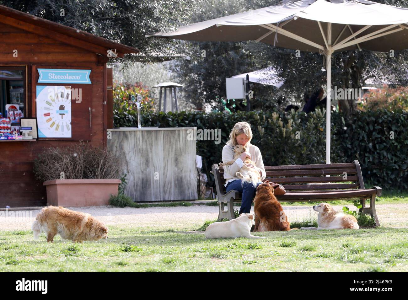 Rome, Italy. 12th Apr, 2022. Rome, Flavia Vento returns to her beloved ...