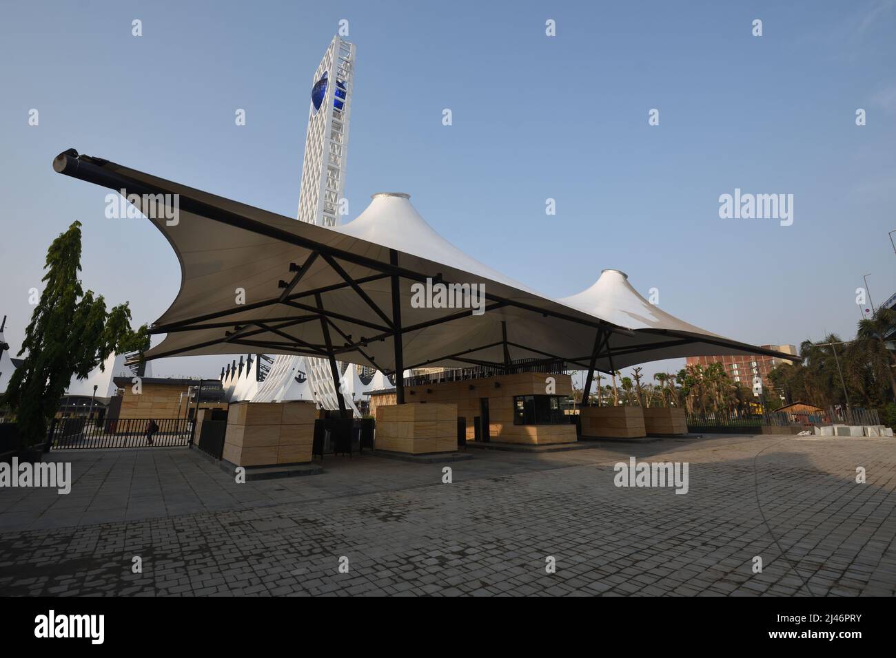 Gate complex of the Biswa Bangla Mela Prangan or revamped Milan Mela ...