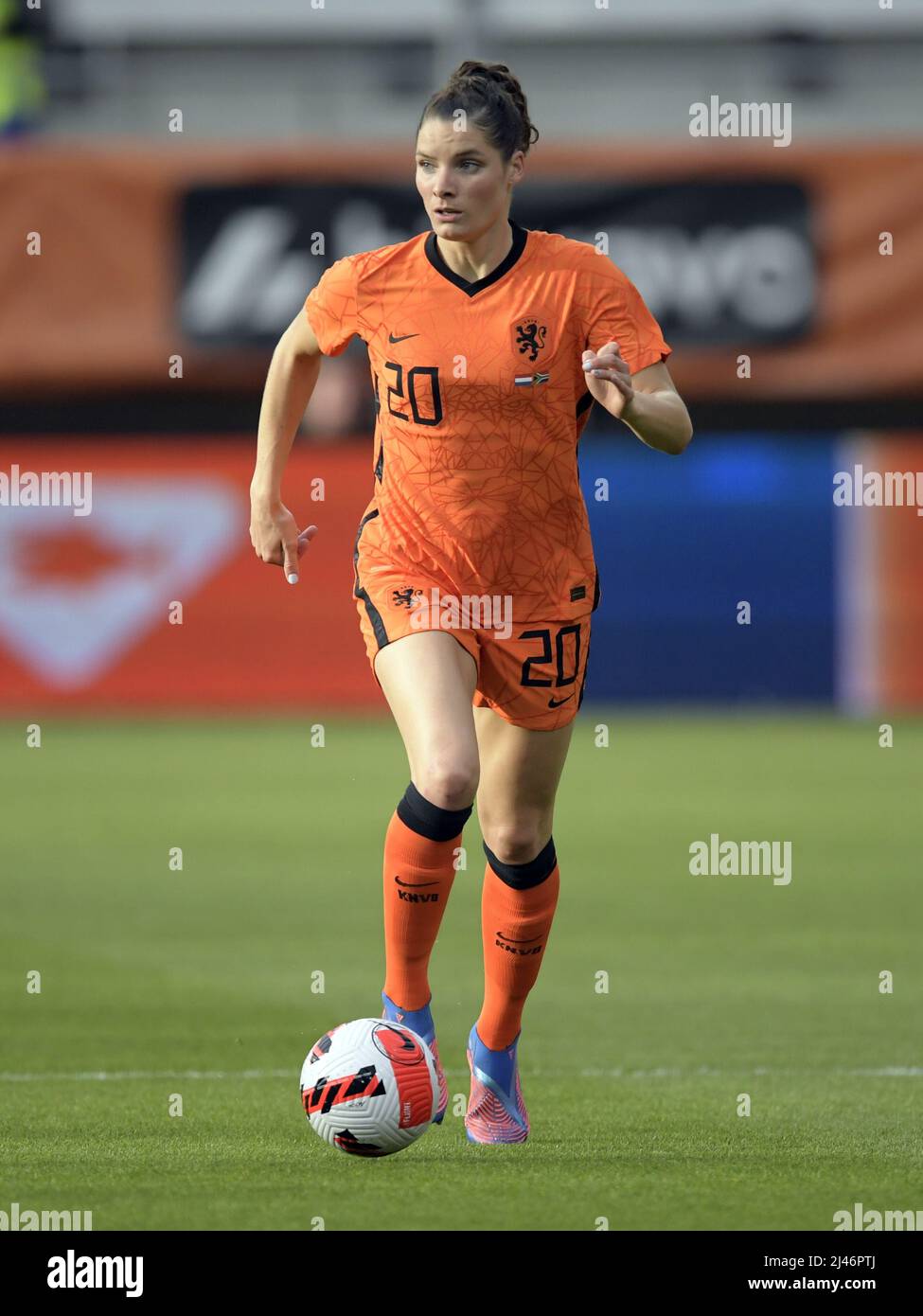THE HAGUE - Dominique Janssen of Holland during the women's friendly ...