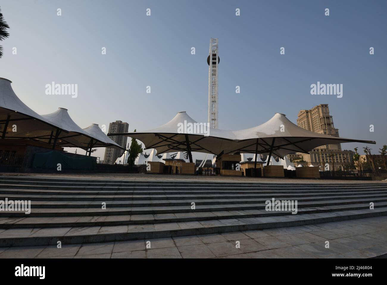 Gate complex of the Biswa Bangla Mela Prangan or revamped Milan Mela ...