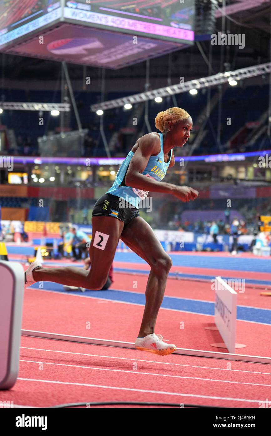 Shaunae Miller-Uibo participating in the Belgrade 2022 World Indoor ...