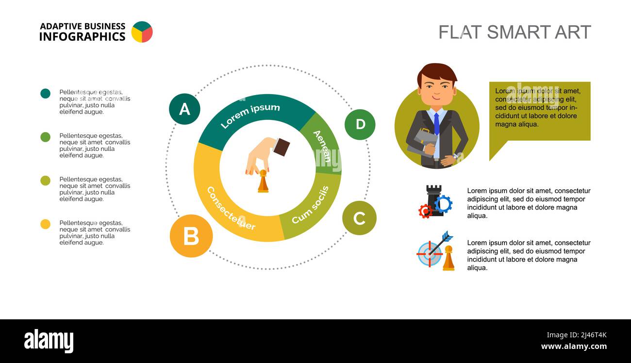Pie chart. Cycle diagram, graph, layout. Creative concept for ...