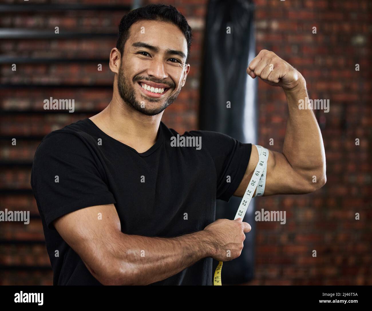 Big biceps hi-res stock photography and images - Alamy