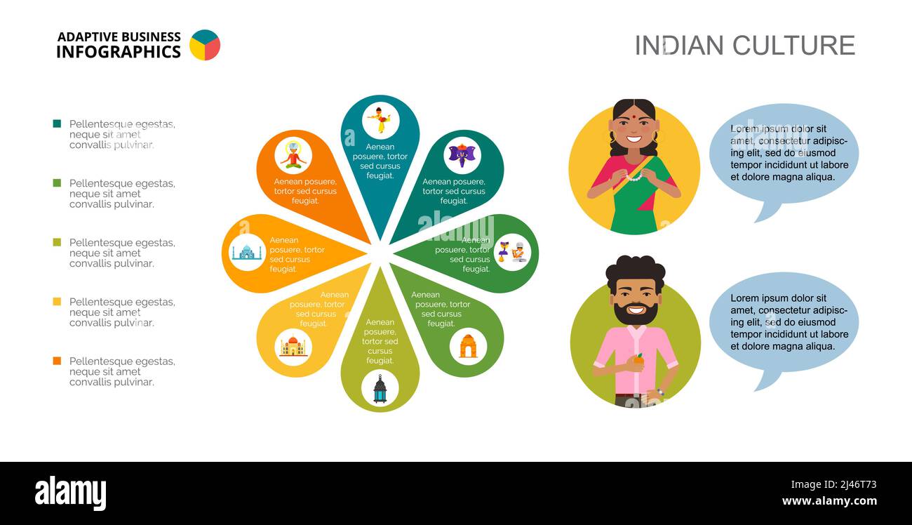 Petal chart. Metaphor, diagram, layout. Creative concept for ...