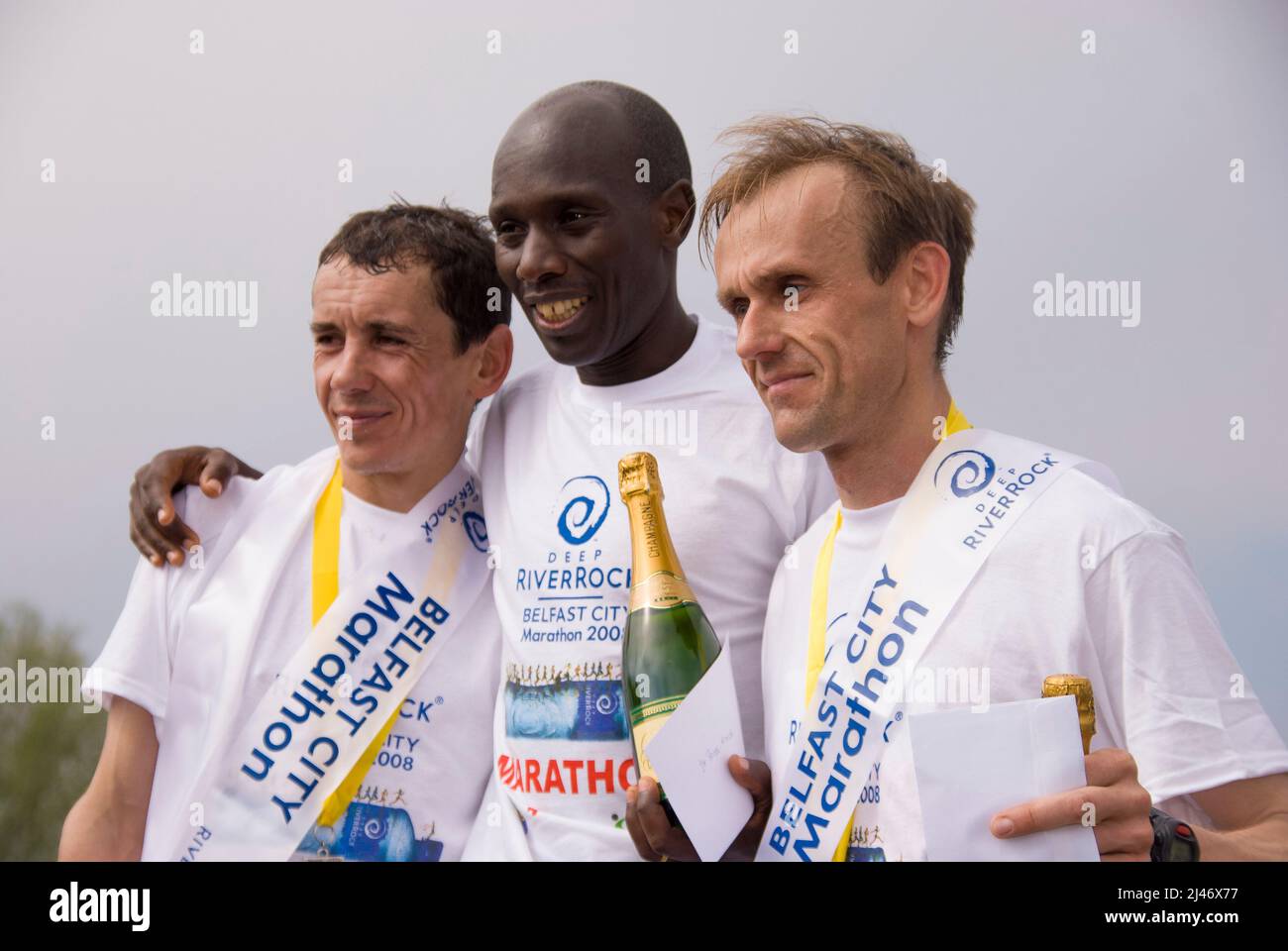 Marathon winner podium hi-res stock photography and images - Alamy