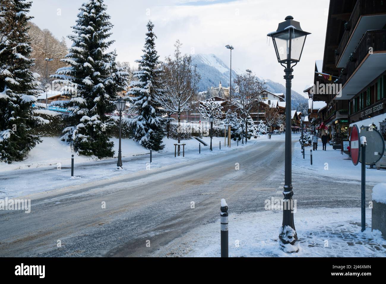 Gstaad winter hi-res stock photography and images - Alamy