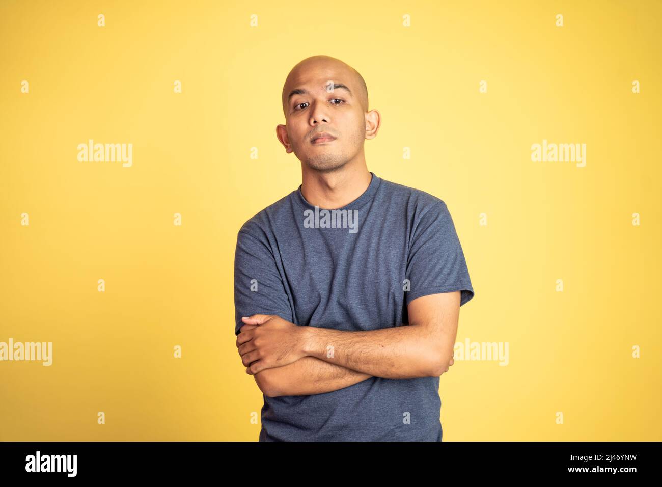 Angry bald guy hi-res stock photography and images - Alamy