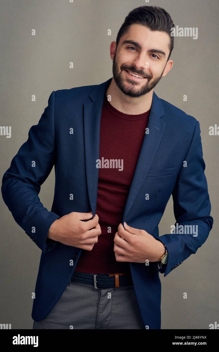 Feeling good is just as much about looking good. Studio portrait of a ...