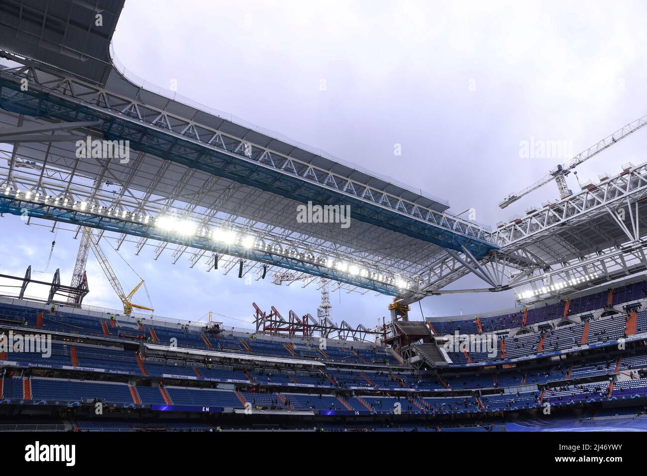 Bernabeu general view stadium hi-res stock photography and images - Alamy