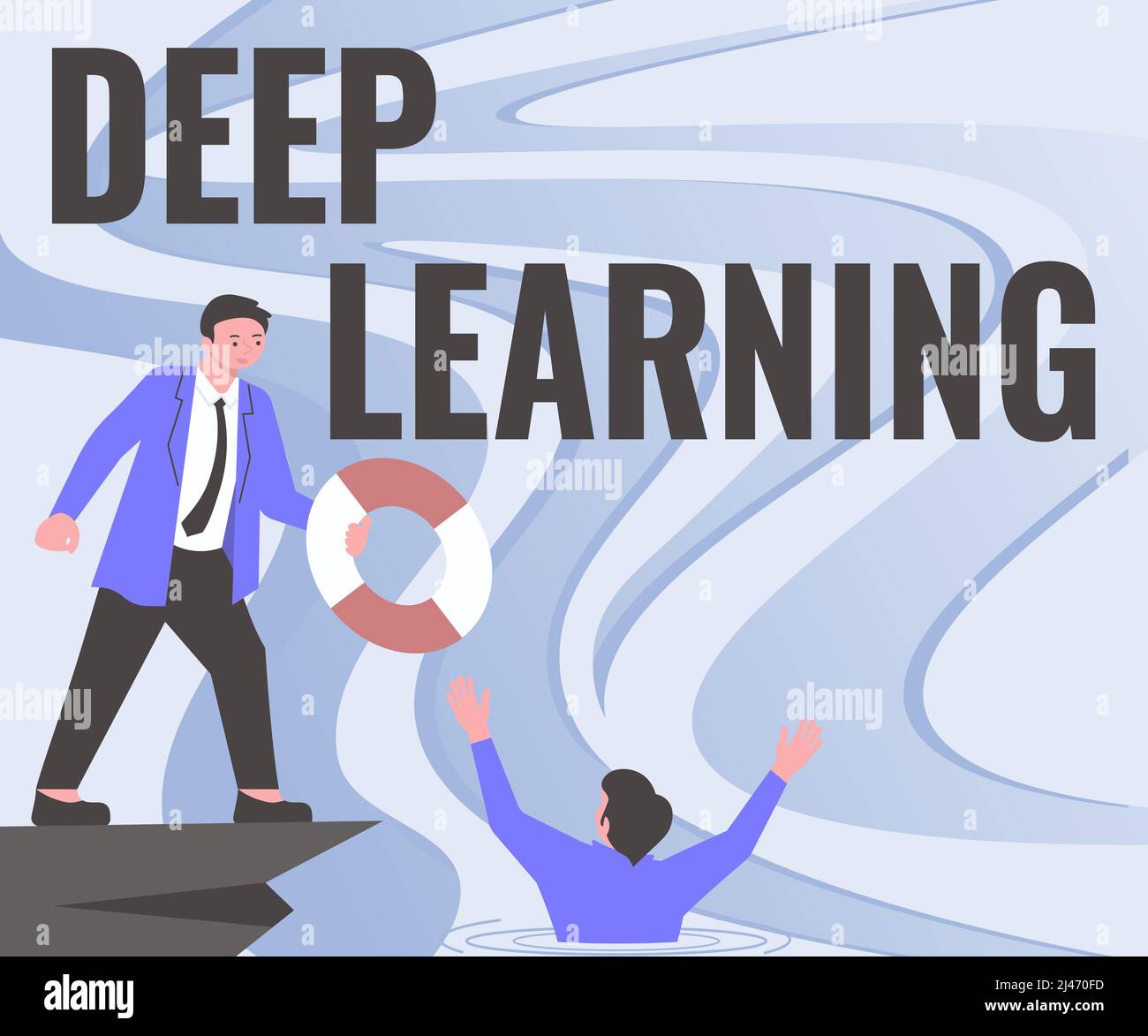 Conceptual display Deep Learning. Conceptual photo Hierarchical ...