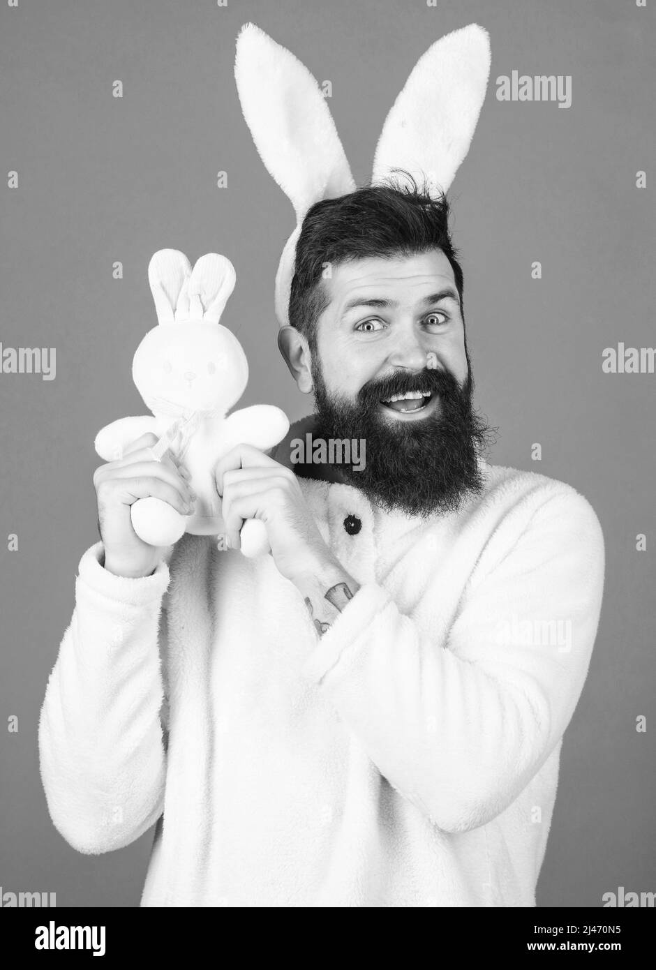 Kissing bunny Black and White Stock Photos & Images - Alamy