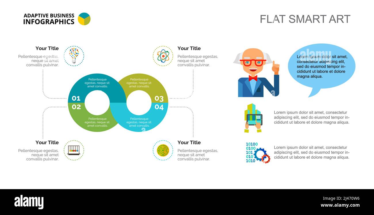 Four steps process chart slide template. Business data. Step, diagram ...