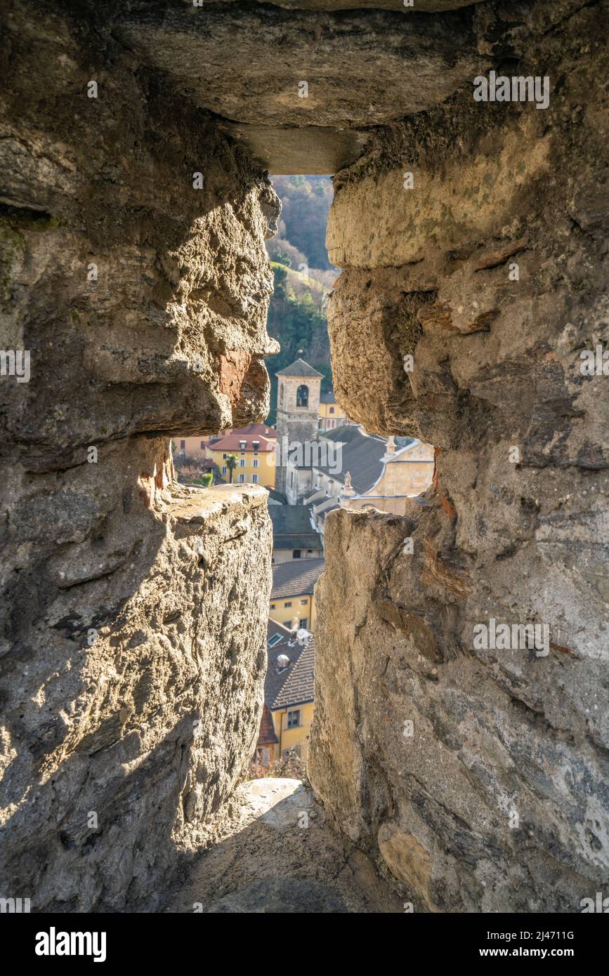 Bellinzona view castelgrande in hi-res stock photography and images - Alamy