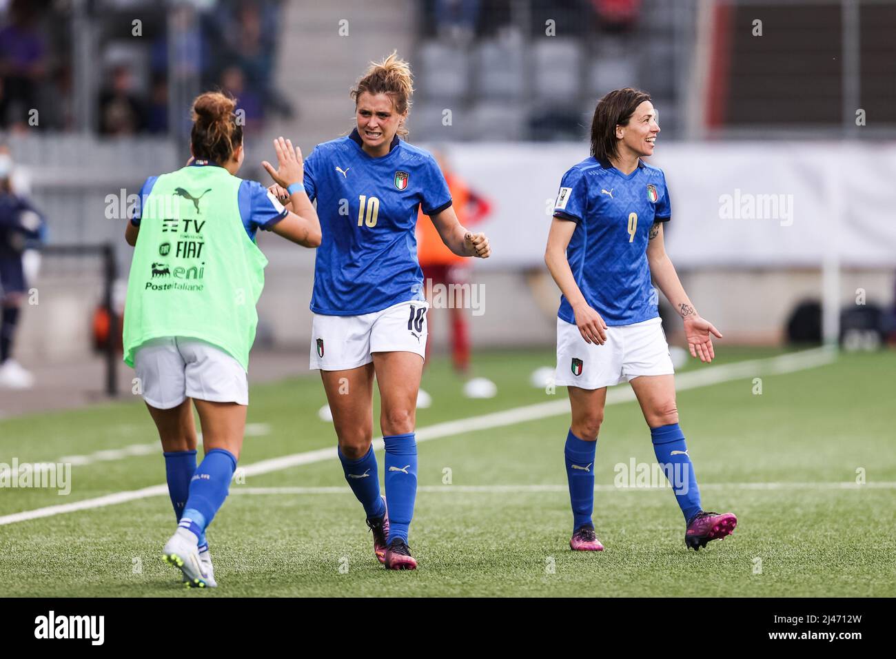 12.04.2022, Thun, Stockhorn Arena, FIFA Women's World Cup 2023 ...