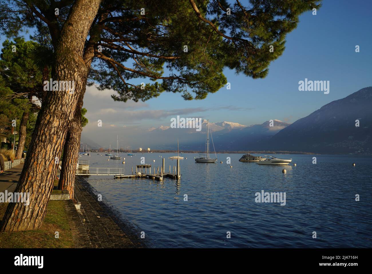 Switzerland ticino locarno old city hi-res stock photography and images ...