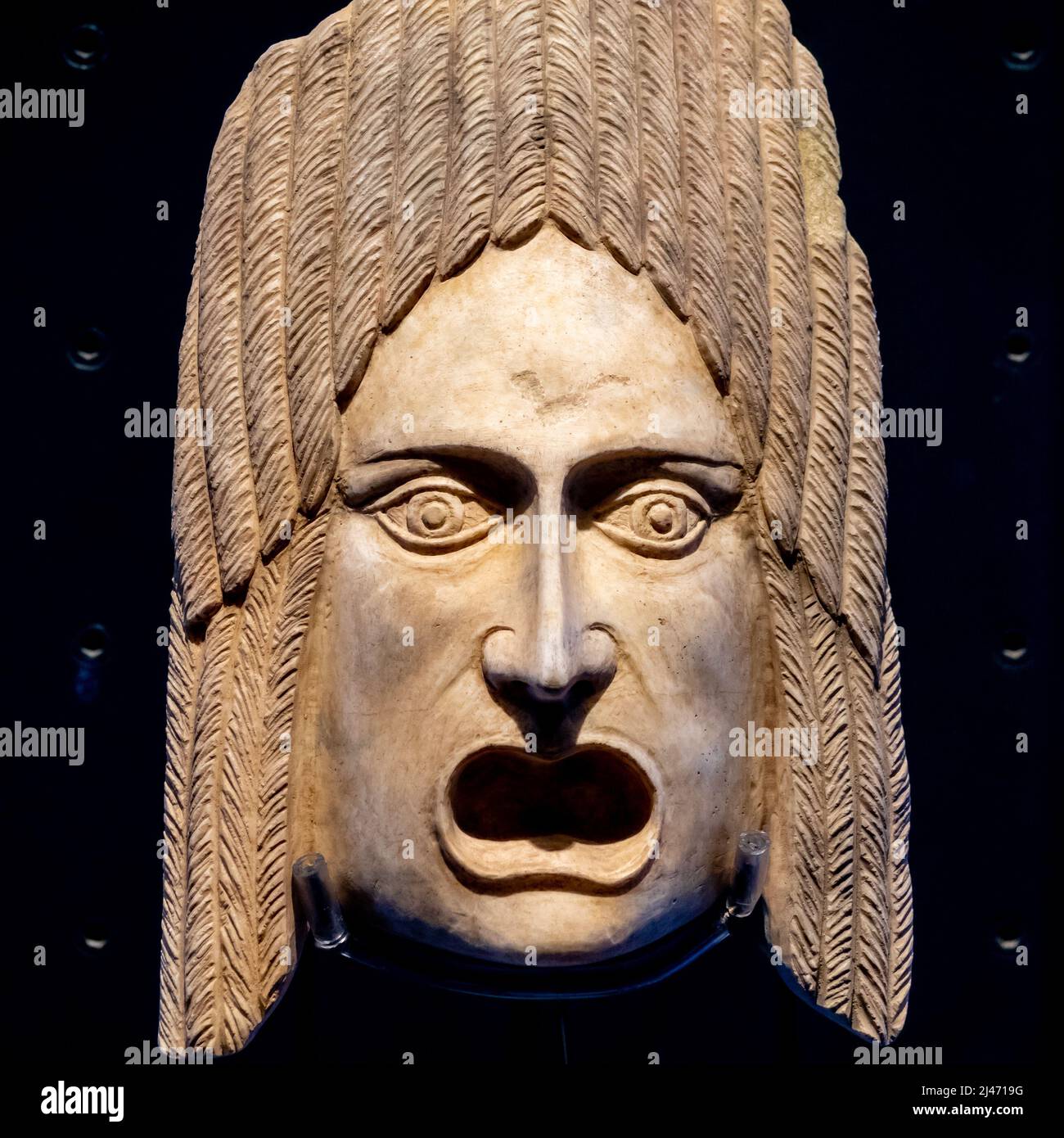Roman theater mask hi-res stock photography and images - Alamy