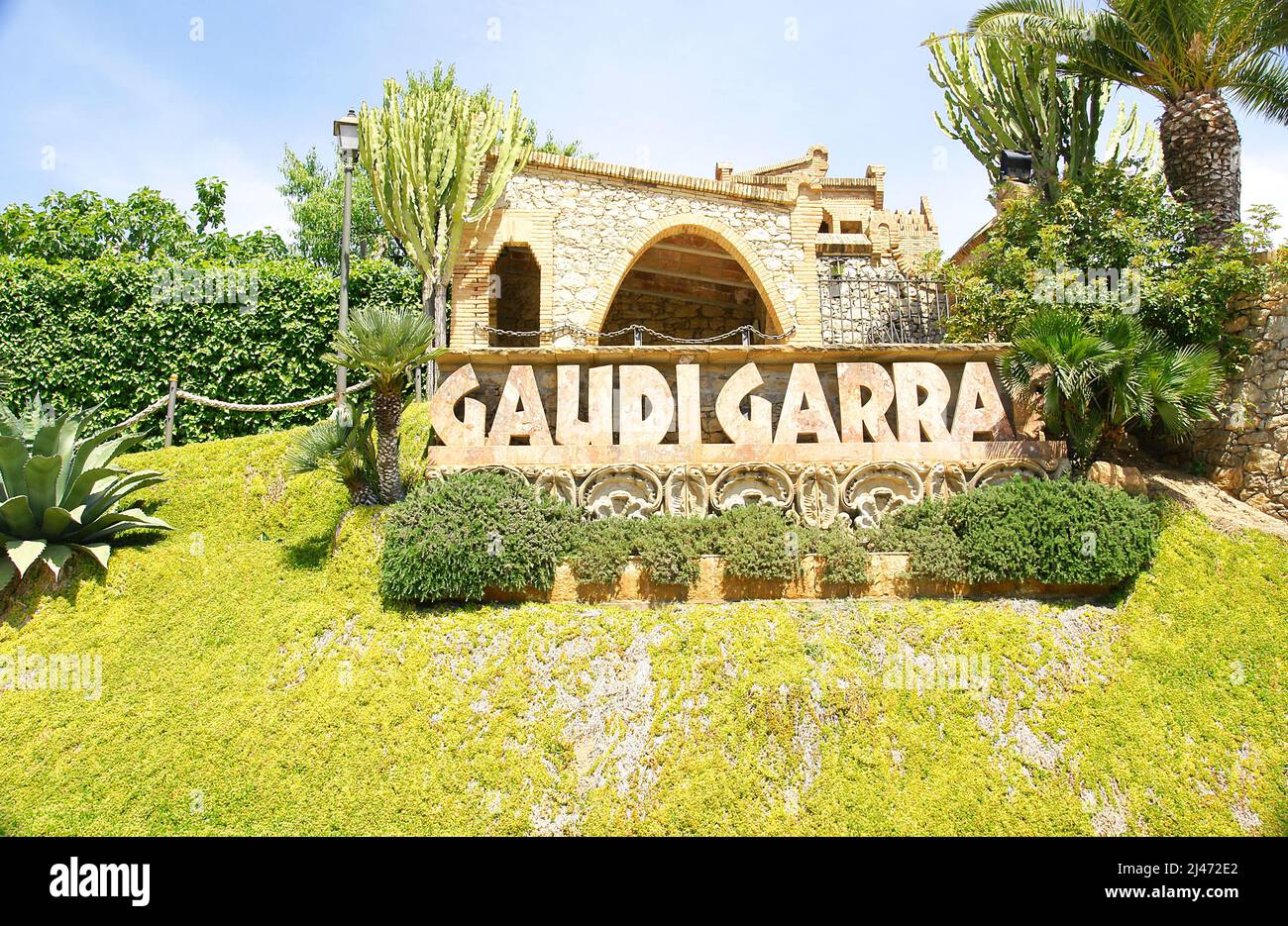 Gaudi architectural ensemble hi-res stock photography and images - Alamy