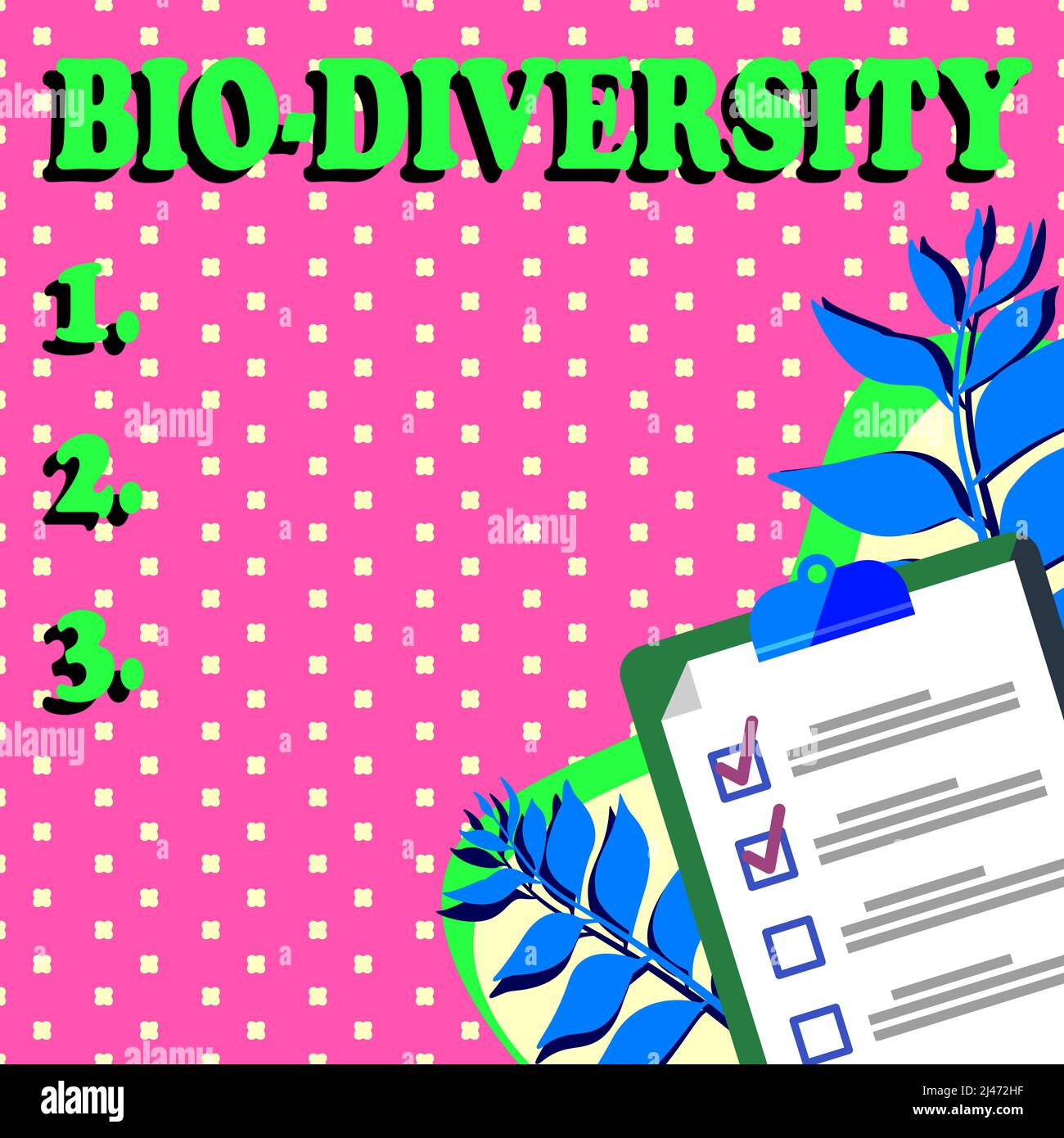 Hand writing sign Bio Diversity. Business showcase Variety of Life ...