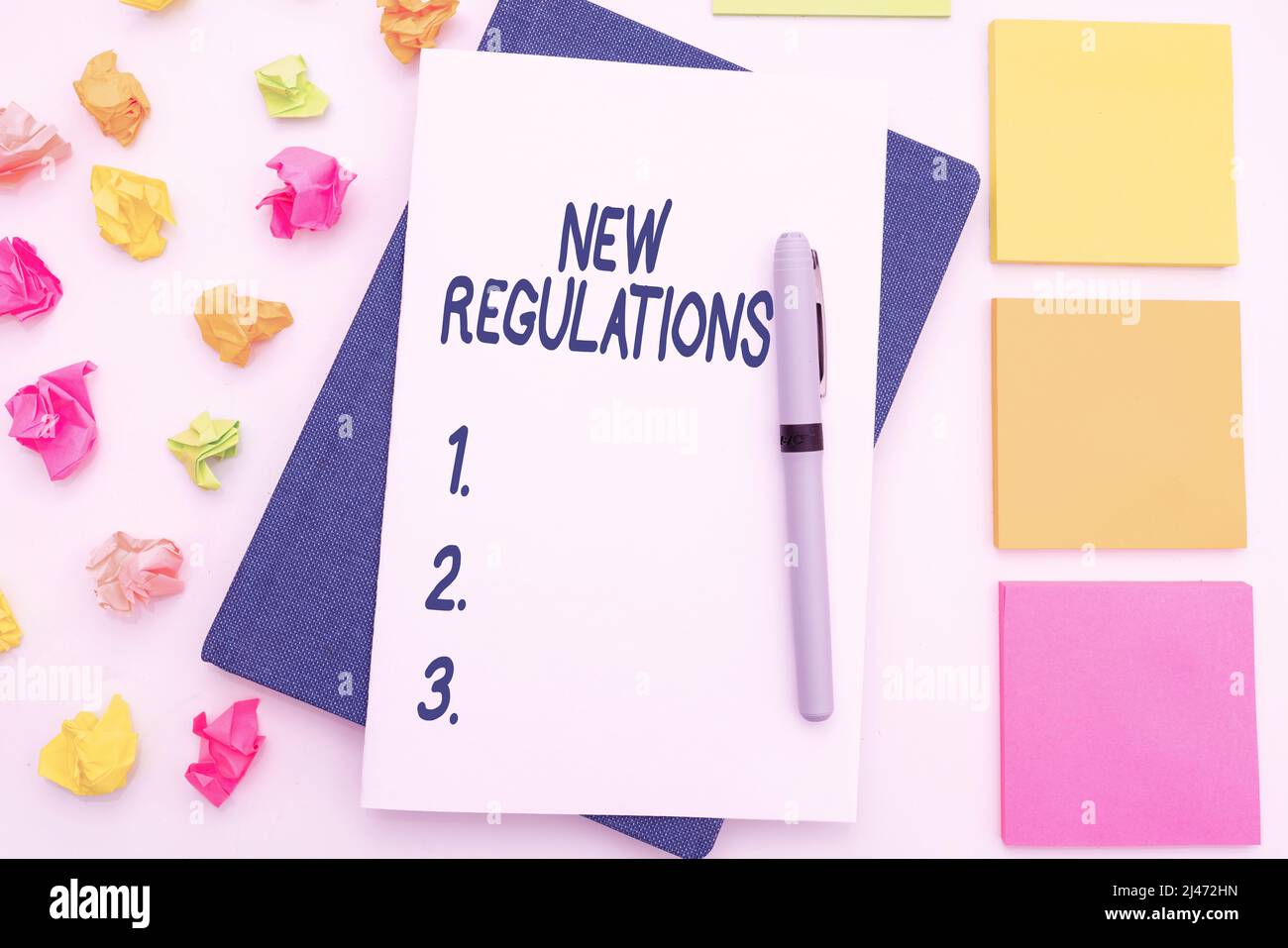 Inspiration showing sign New Regulations. Business showcase Regulation ...